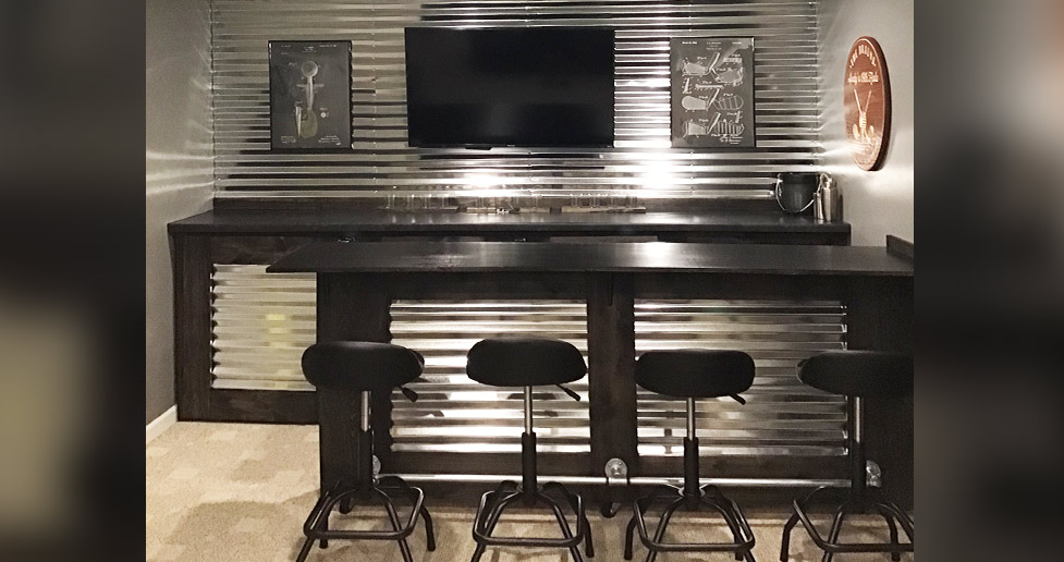 Basement Bar Build - Project by Andrew at Menards®