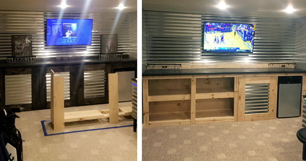 Basement Bar Build - Project by Andrew at Menards®
