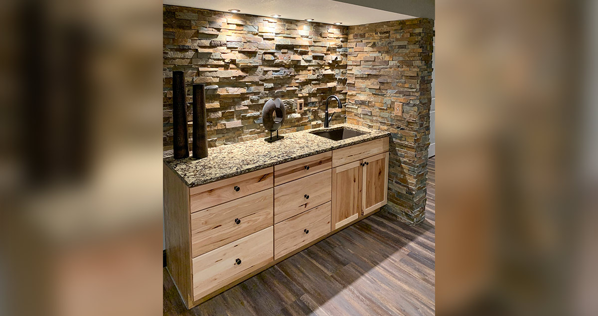 Basement Breakfast Bar - Project by Steve at Menards®