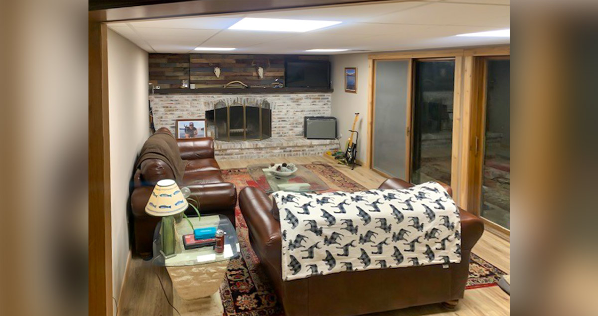 Basement Living Room - Project by Matthew at Menards®