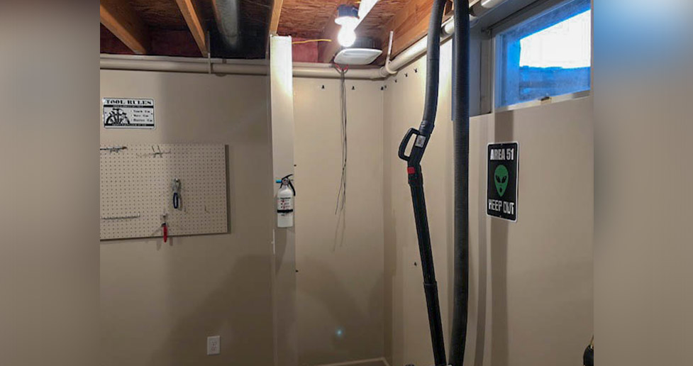 Basement Workshop - Project by Kim at Menards®