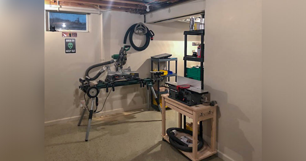 Basement Workshop - Project by Kim at Menards®