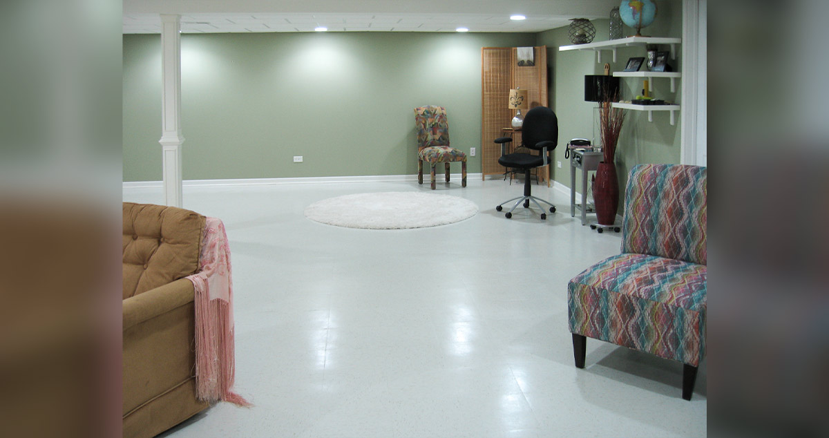 Beautiful Basement - Project by Lee at Menards®