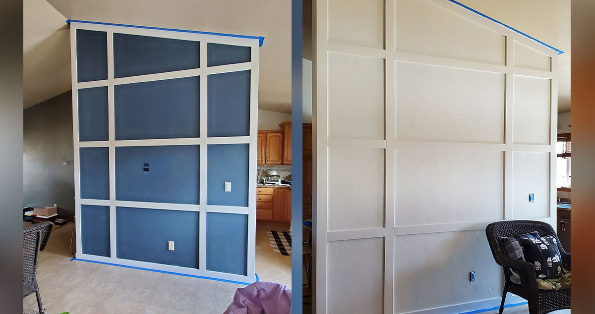 Board & Batten Wall - Project by Ellie at Menards®