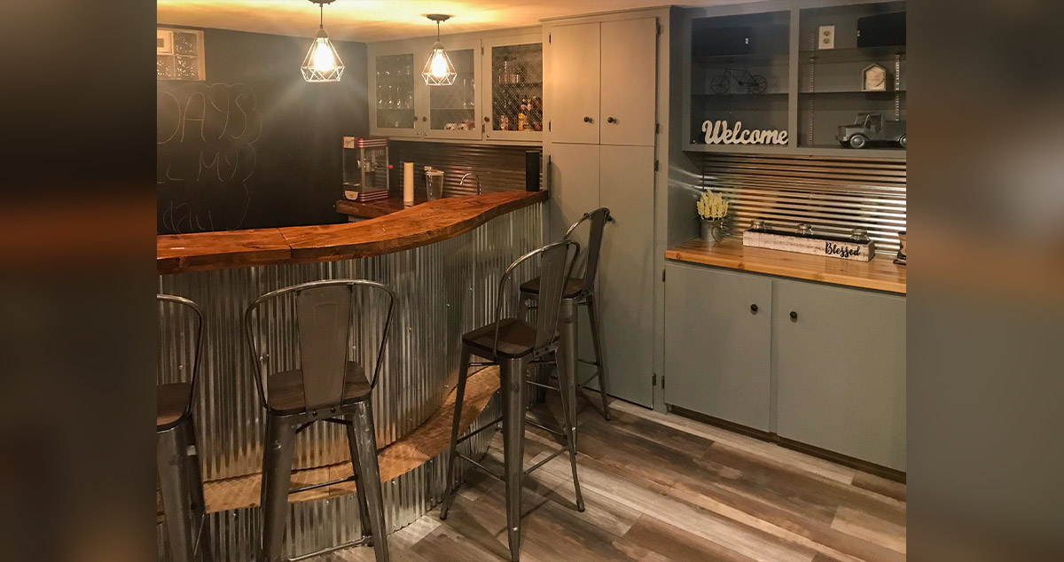 Disco Basement Makeover - Project by Craig at Menards®