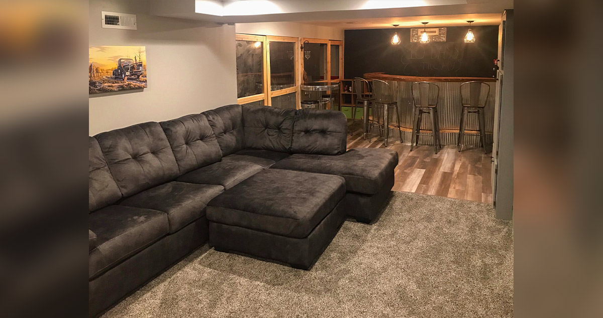 Disco Basement Makeover - Project by Craig at Menards®