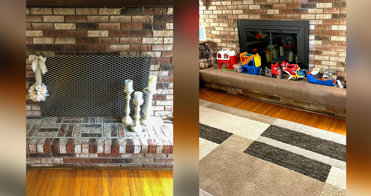 Fireplace Hearth Safety Guard - Project by Carolyn at Menards®