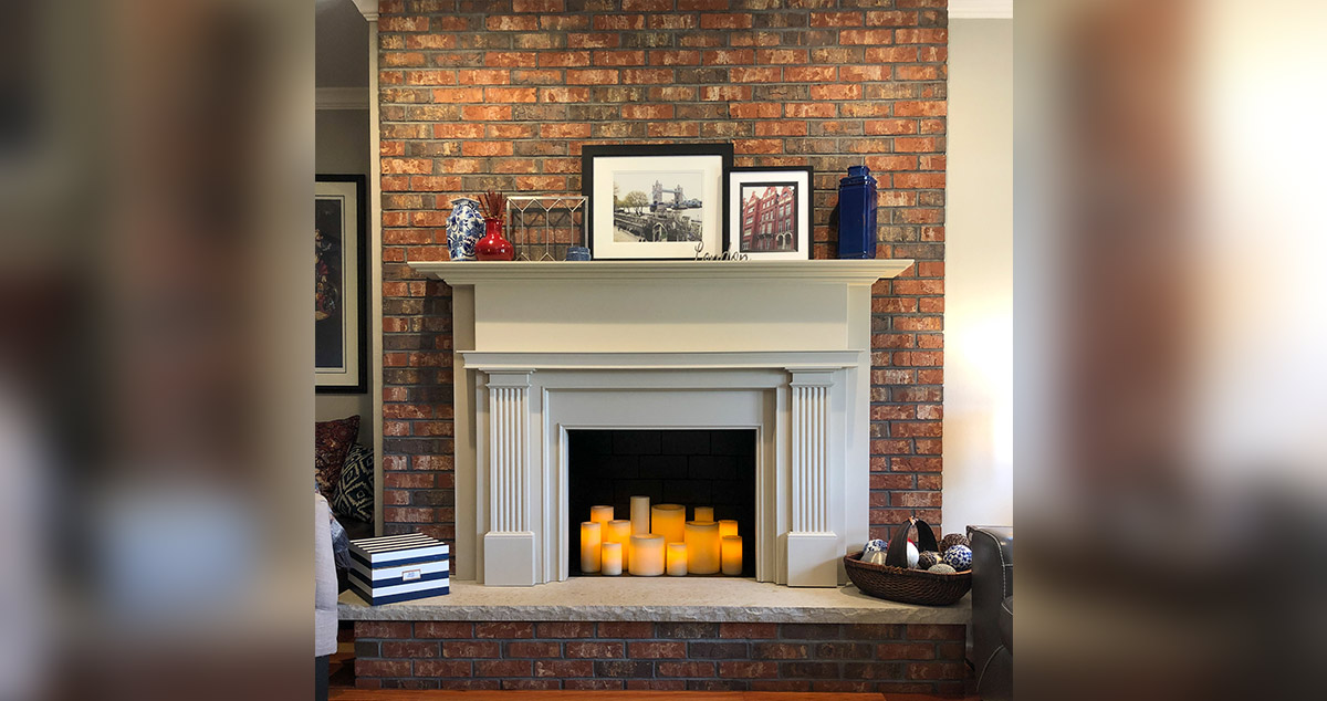 Fireplace Revamp - Project by Michael at Menards®