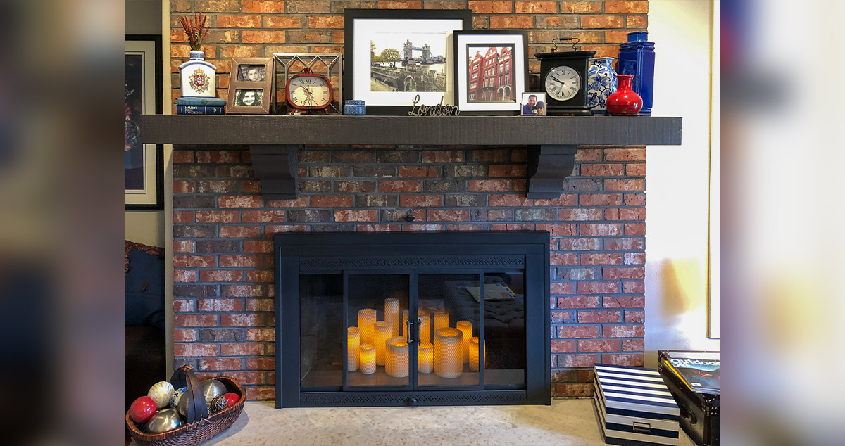 Fireplace Revamp - Project by Michael at Menards®
