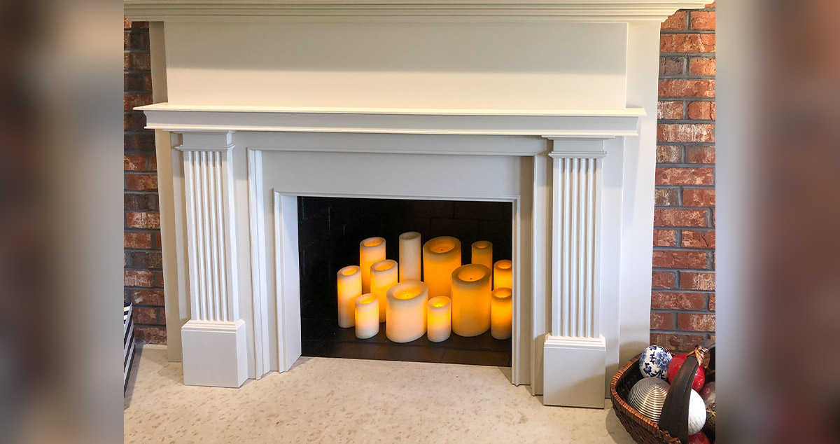 Fireplace Revamp - Project by Michael at Menards®