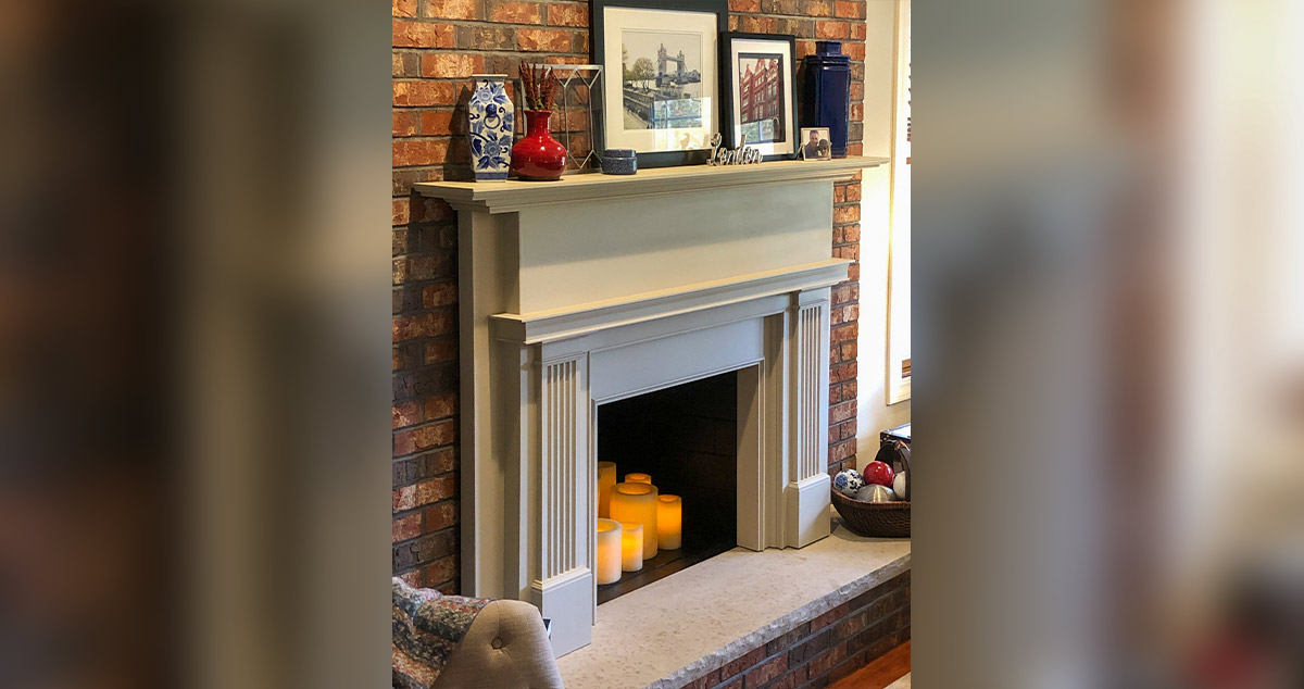 Fireplace Revamp - Project by Michael at Menards®