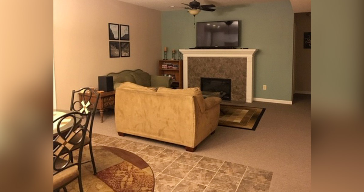 Fully Finished Basement - Project by Justin at Menards®