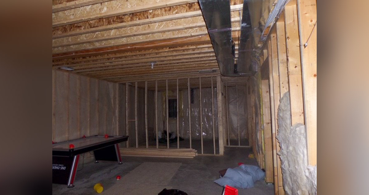 Fully Finished Basement - Project by Justin at Menards®