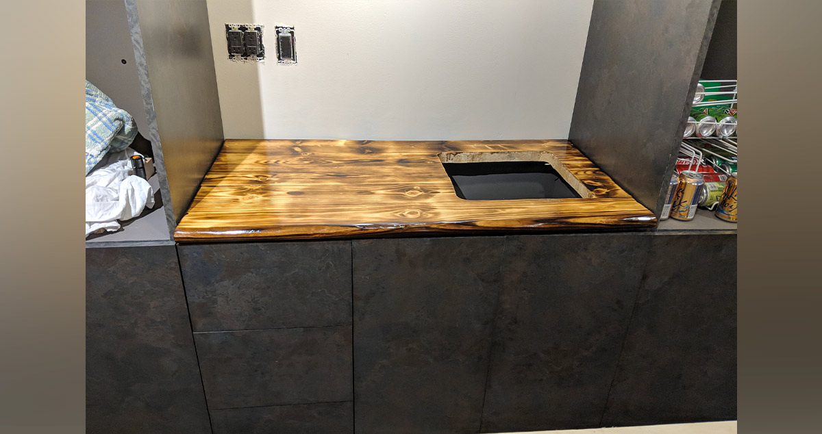 Home Wet Bar - Project by Mike at Menards®