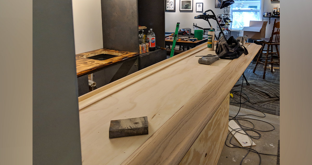 Home Wet Bar - Project by Mike at Menards®