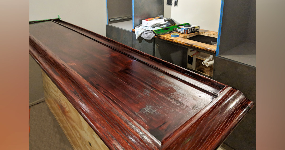 Home Wet Bar - Project by Mike at Menards®