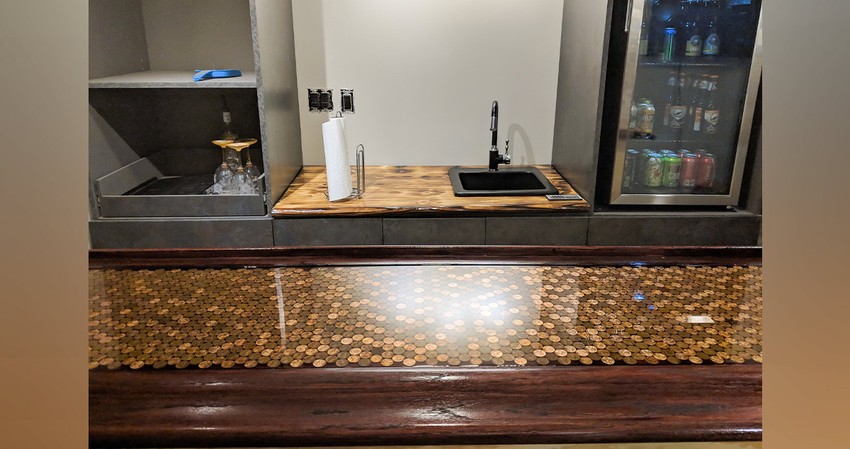 Home Wet Bar - Project by Mike at Menards®