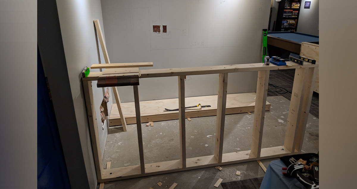 Home Wet Bar - Project by Mike at Menards®