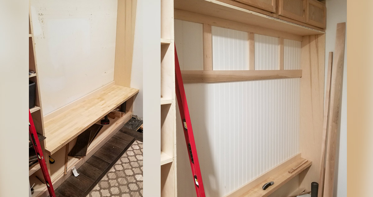 Mudroom Redesign - Project by Greg at Menards®