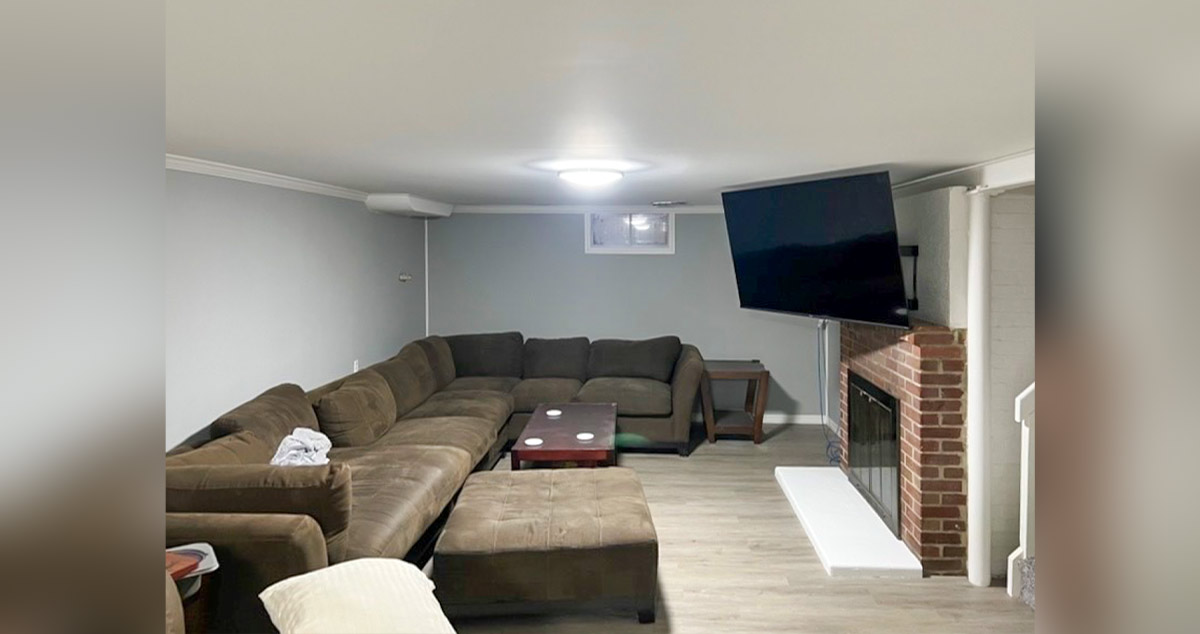 Old Basement Makeover - Project by Alysan at Menards®