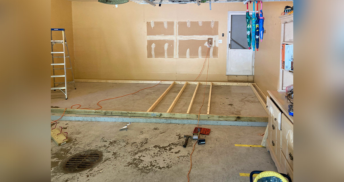 Partial Garage Conversion - Project by Jeremy at Menards®