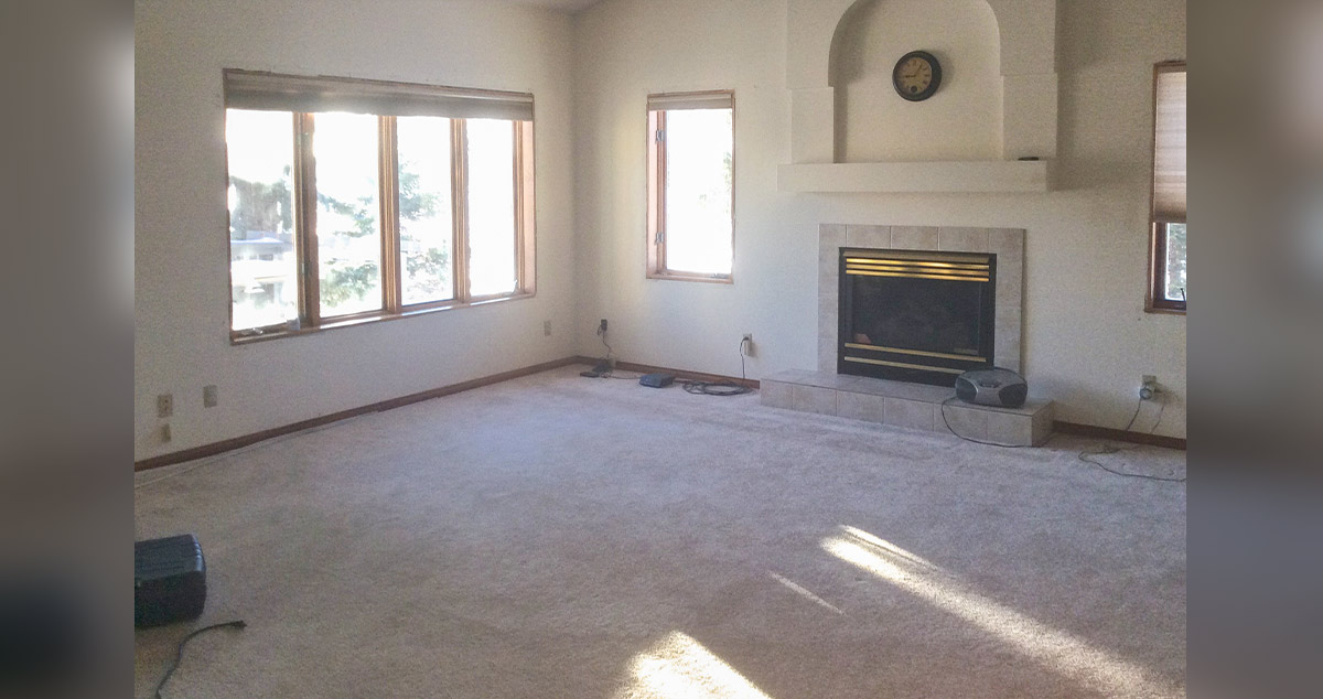 Remodeled Fireplace - Project by Kim at Menards®