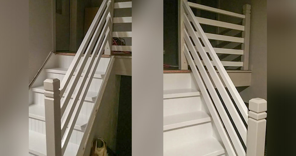 Stair Rail - Project by Rebecca at Menards®