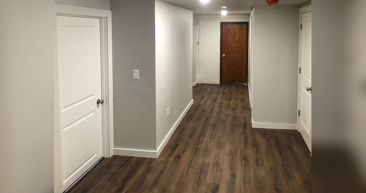Total Basement Renovation - Project by Precision Exteriors at Menards®