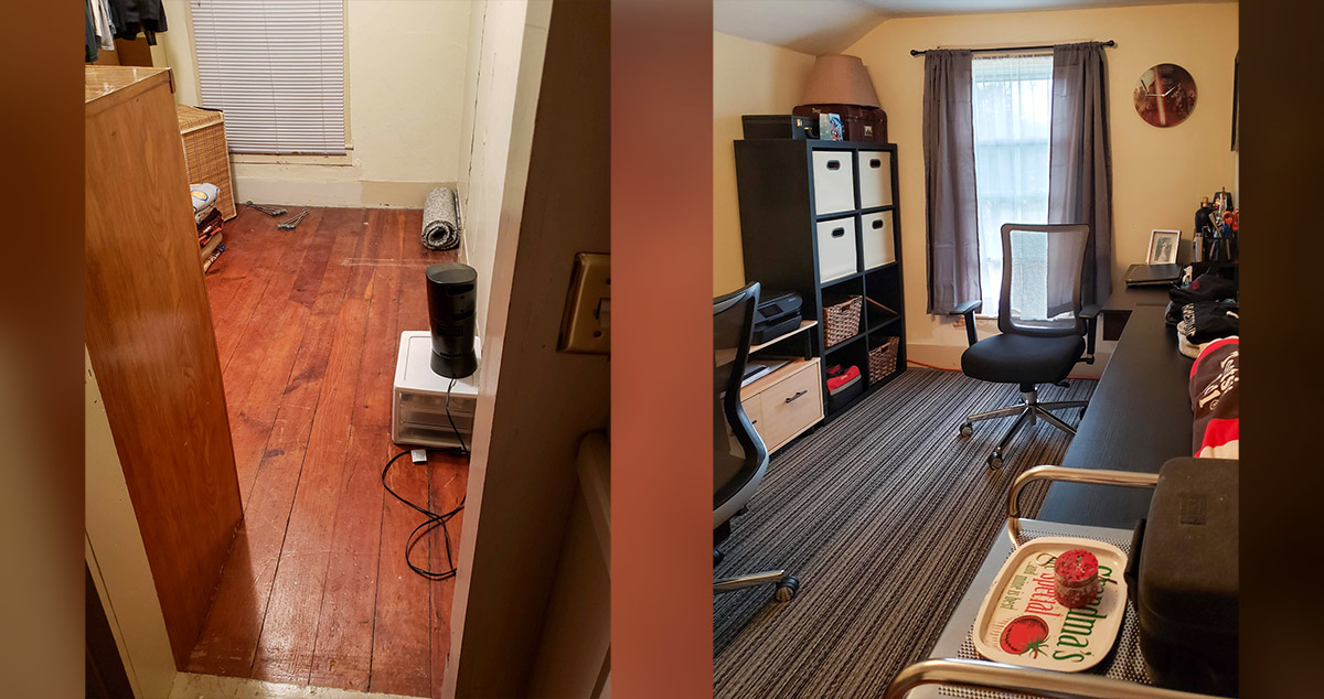 Useless Space to Office Space - Project by Laura at Menards®