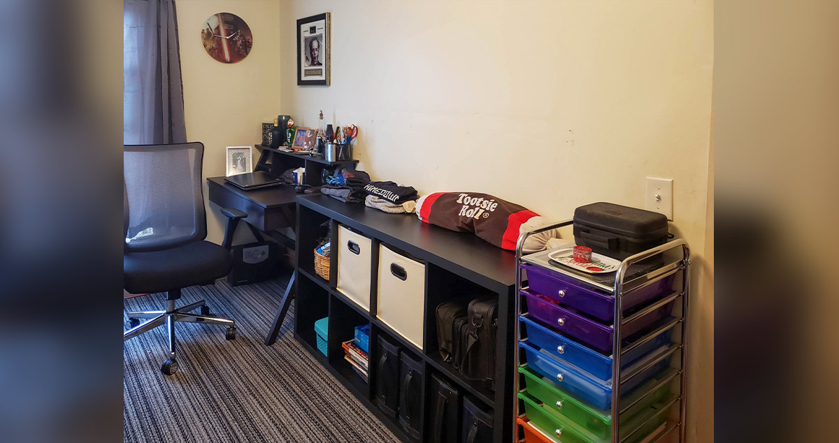 Useless Space to Office Space - Project by Laura at Menards®