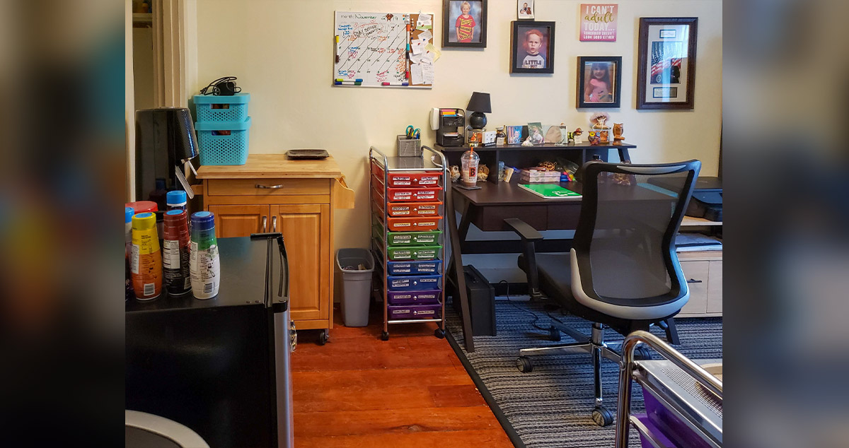 Useless Space to Office Space - Project by Laura at Menards®