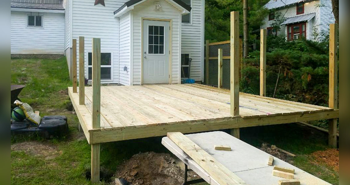 14 x 16 Deck - Project by Dennis at Menards®