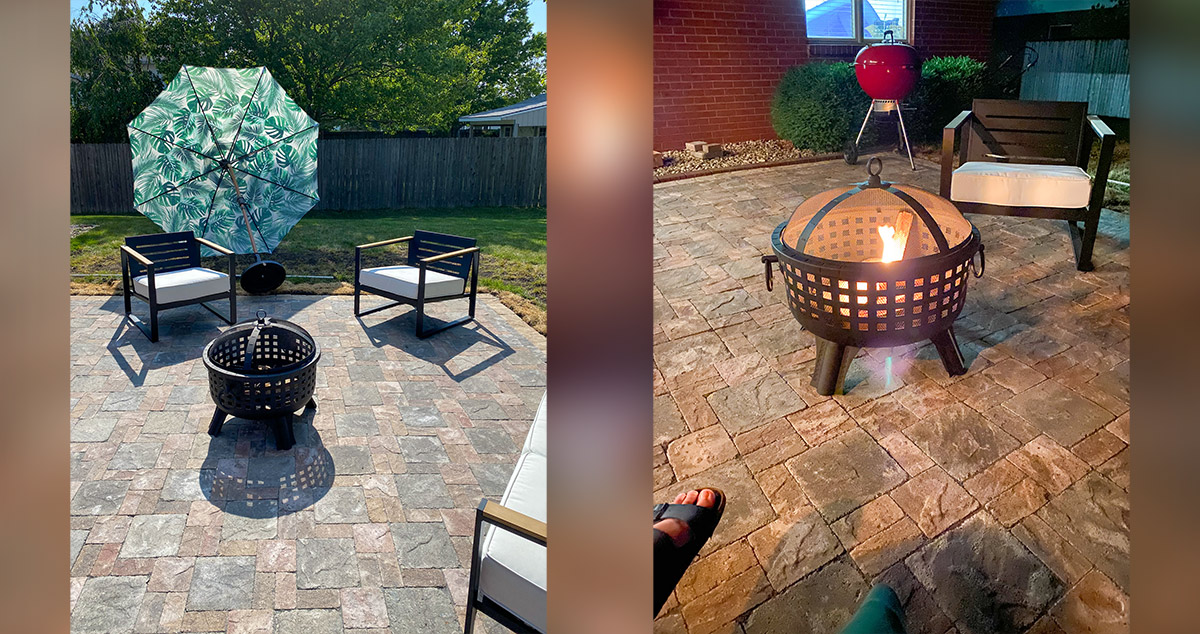 15 x 17 Paver Patio - Project by Bill at Menards®