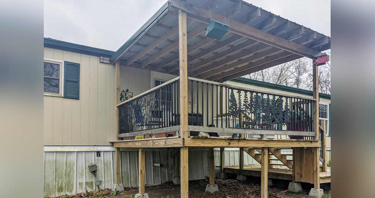 2-Level Back Deck - Project by Cathy at Menards®