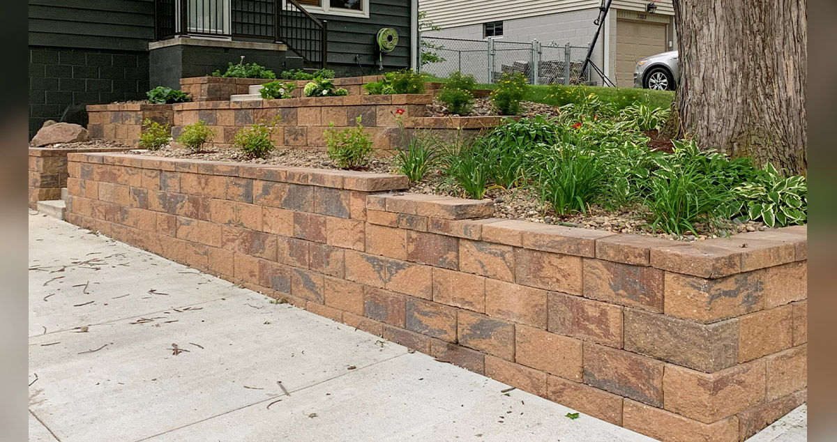 3 - Tier Retaining Wall - Project by Adam at Menards®