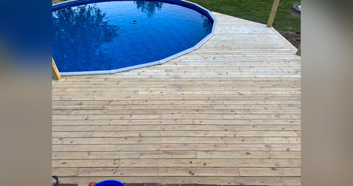 3-Level Pool Deck - Project by Colten at Menards®