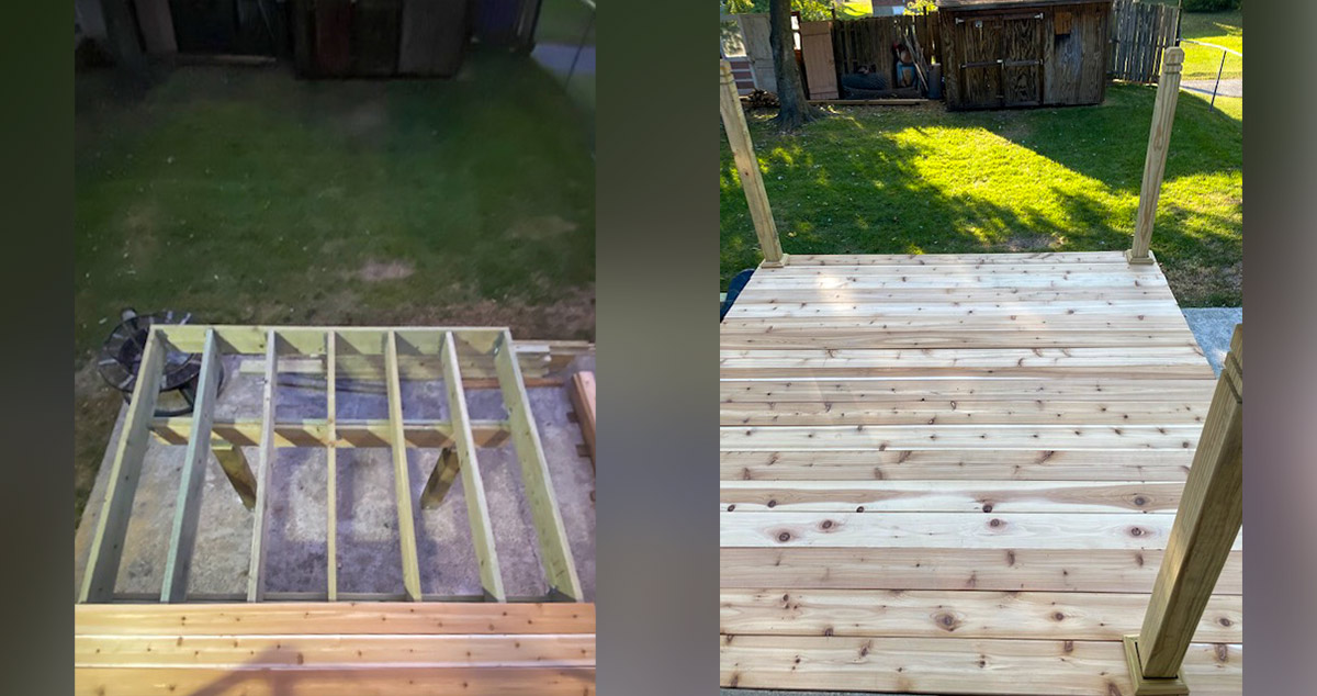 8 x 8 Deck - Project by Charlie at Menards®