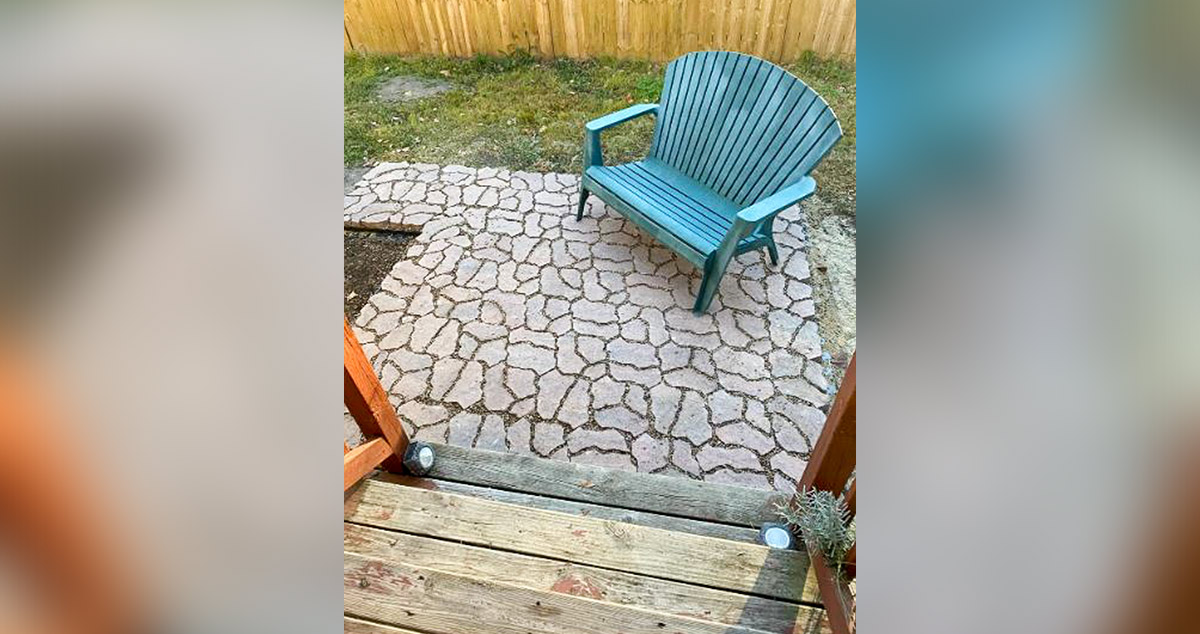 Accessible Patio & Walkway - Project by Susie at Menards®