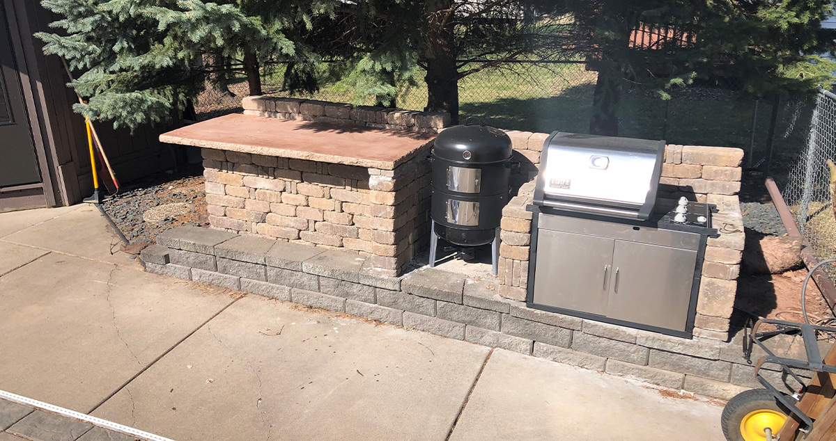 Backyard BBQ & Bar - Project by Randy at Menards®