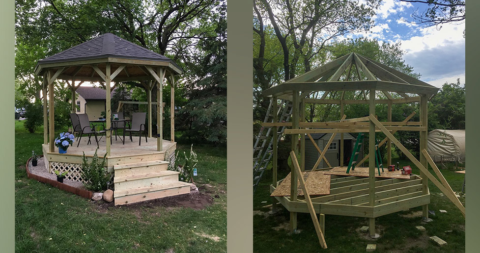 Backyard Gazebo - Project by Eric at Menards®