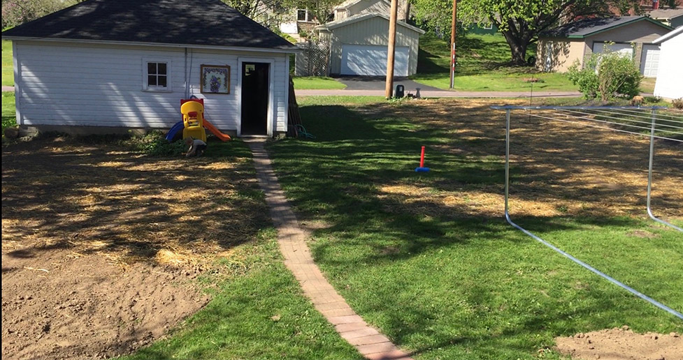 Backyard Lawn Project - Project by Matthew at Menards®