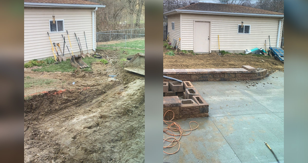 Backyard Oasis Transformation - Project by Daniel at Menards®