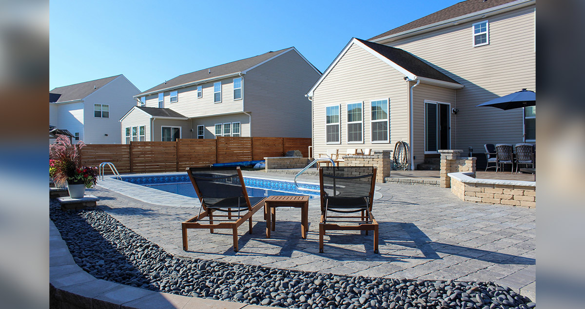 Backyard Pool & Grill Area -Project by David at Menards®