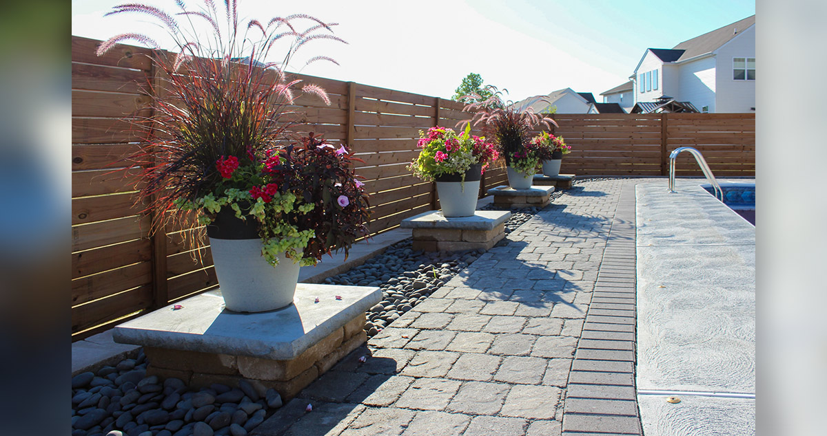 Backyard Pool & Grill Area -Project by David at Menards®