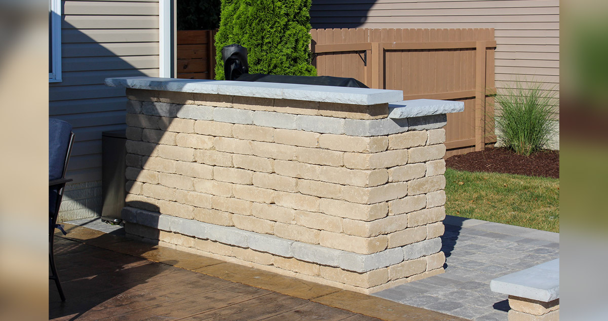 Backyard Pool & Grill Area -Project by David at Menards®