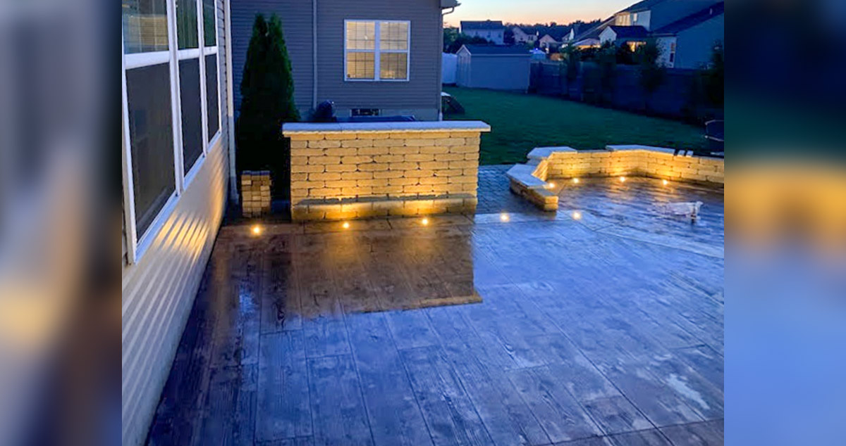 Backyard Pool & Grill Area -Project by David at Menards®