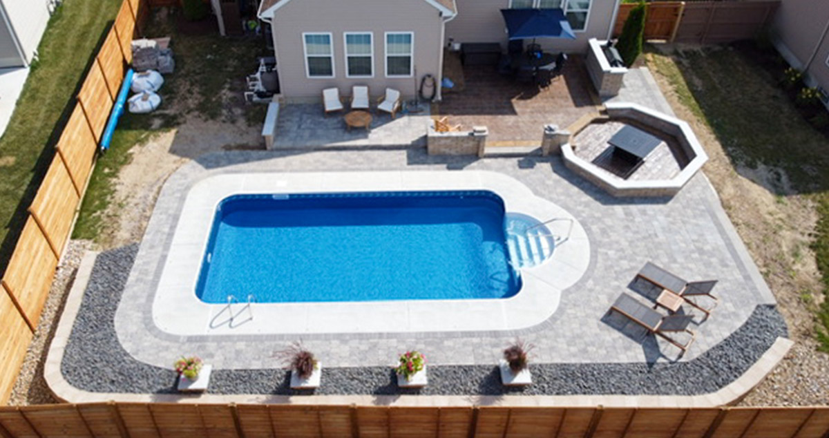 Backyard Pool & Grill Area -Project by David at Menards®
