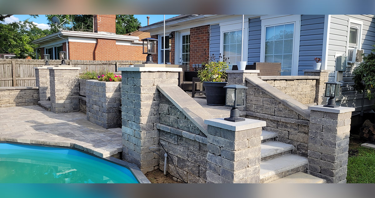 Backyard Raised Patio - Project by Charles at Menards®