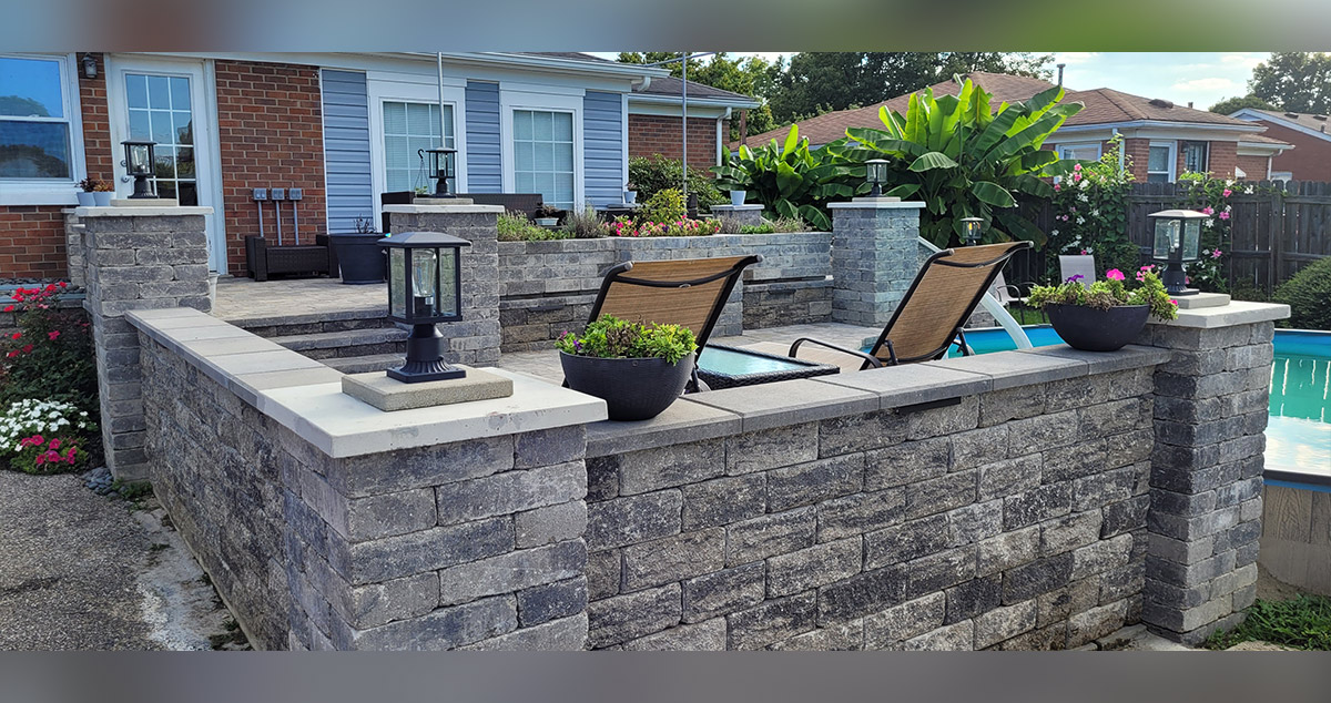 Backyard Raised Patio - Project by Charles at Menards®