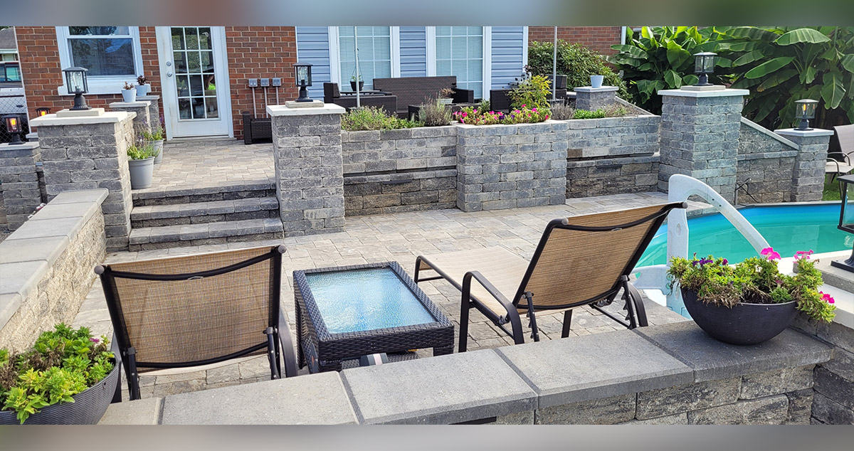 Backyard Raised Patio - Project by Charles at Menards®